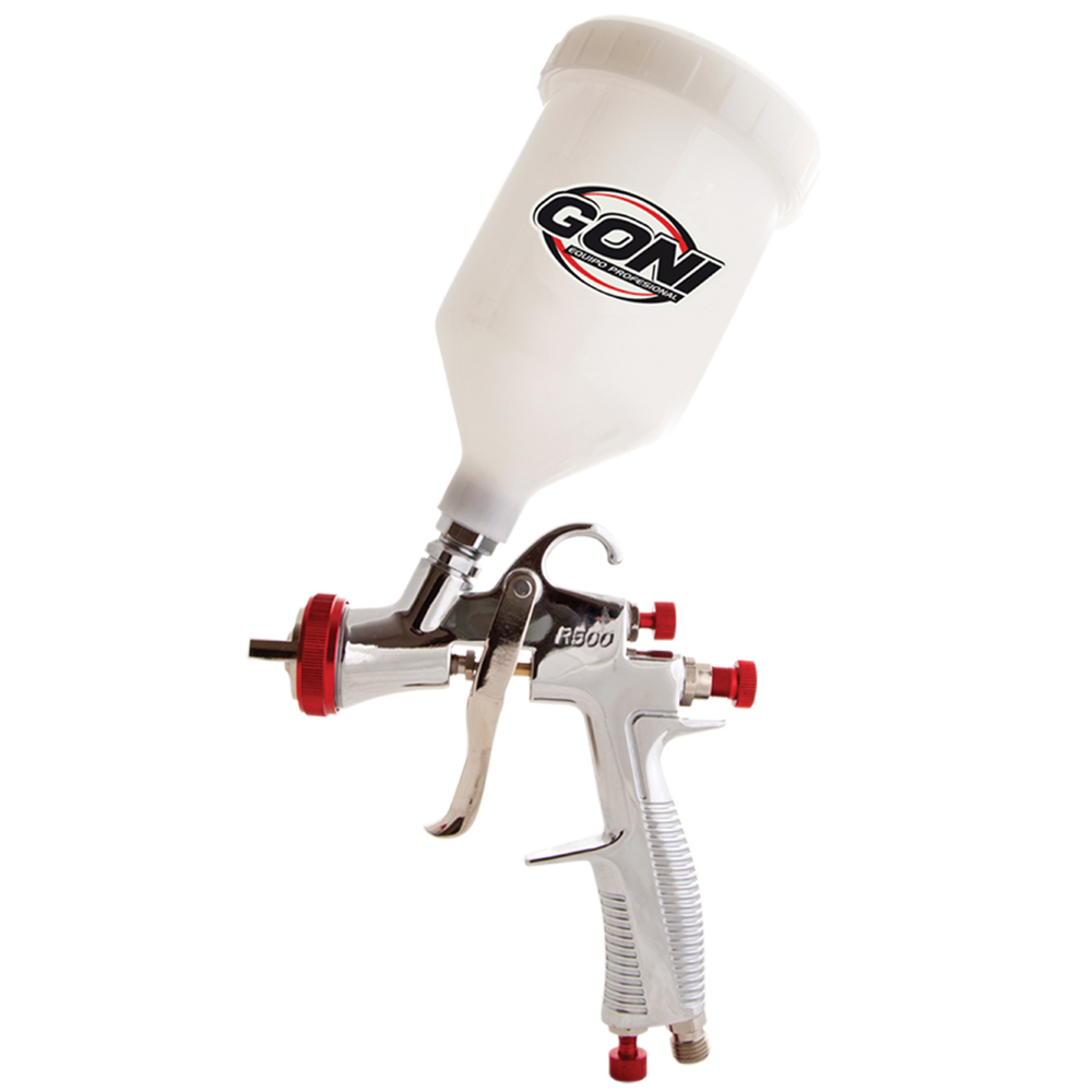 Pistola De Gravedad LVLP Con Vaso De 600 Ml Y Boquilla De 1 3mm Modelo 